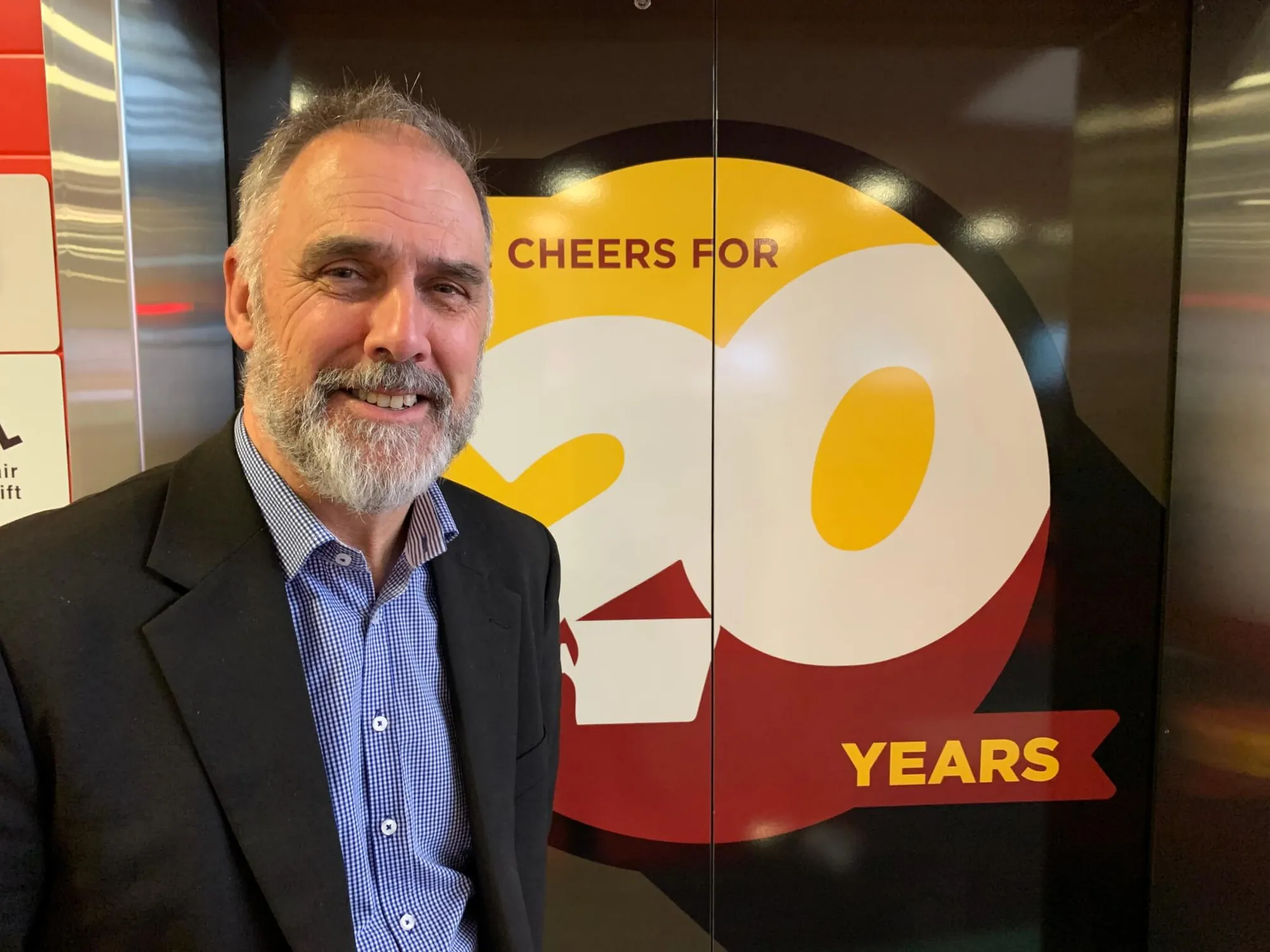 Three Cheers for 20 Years - Congratulations Nigel Skelt!