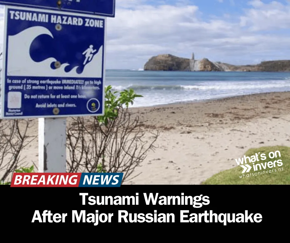 Tsunami Warnings After Major Russian Earthquake