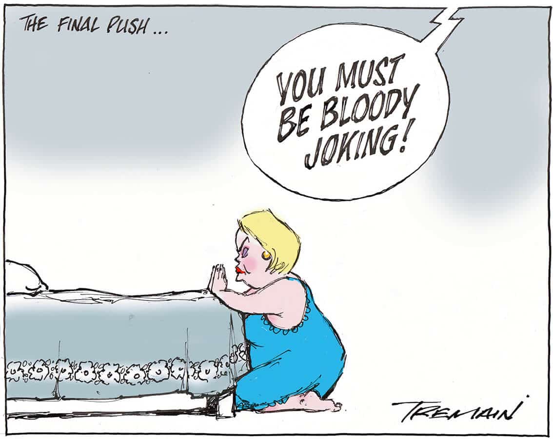 Cartoon of the Day - The Final Push