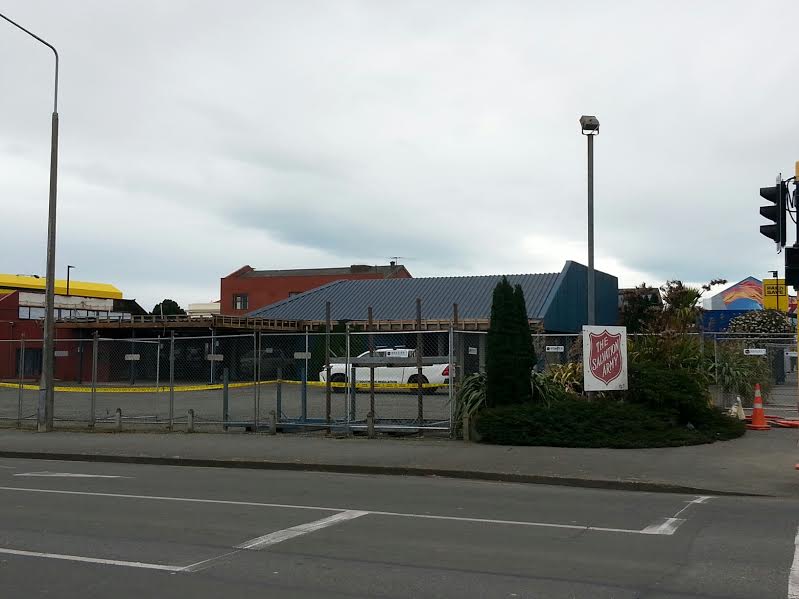 Demolition Work Starts On Former Salvation Army Building