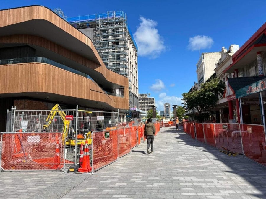 City Centre Streetscapes Stage One Almost Complete